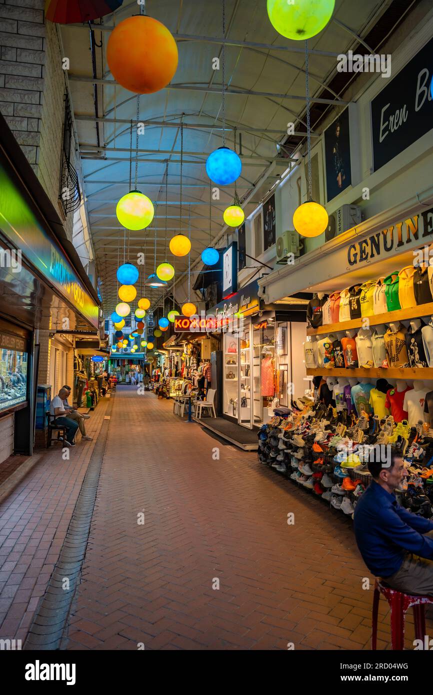 Fethiye, Turkey - June 9, 2023: Old town in Fethiye or Paspatur ...