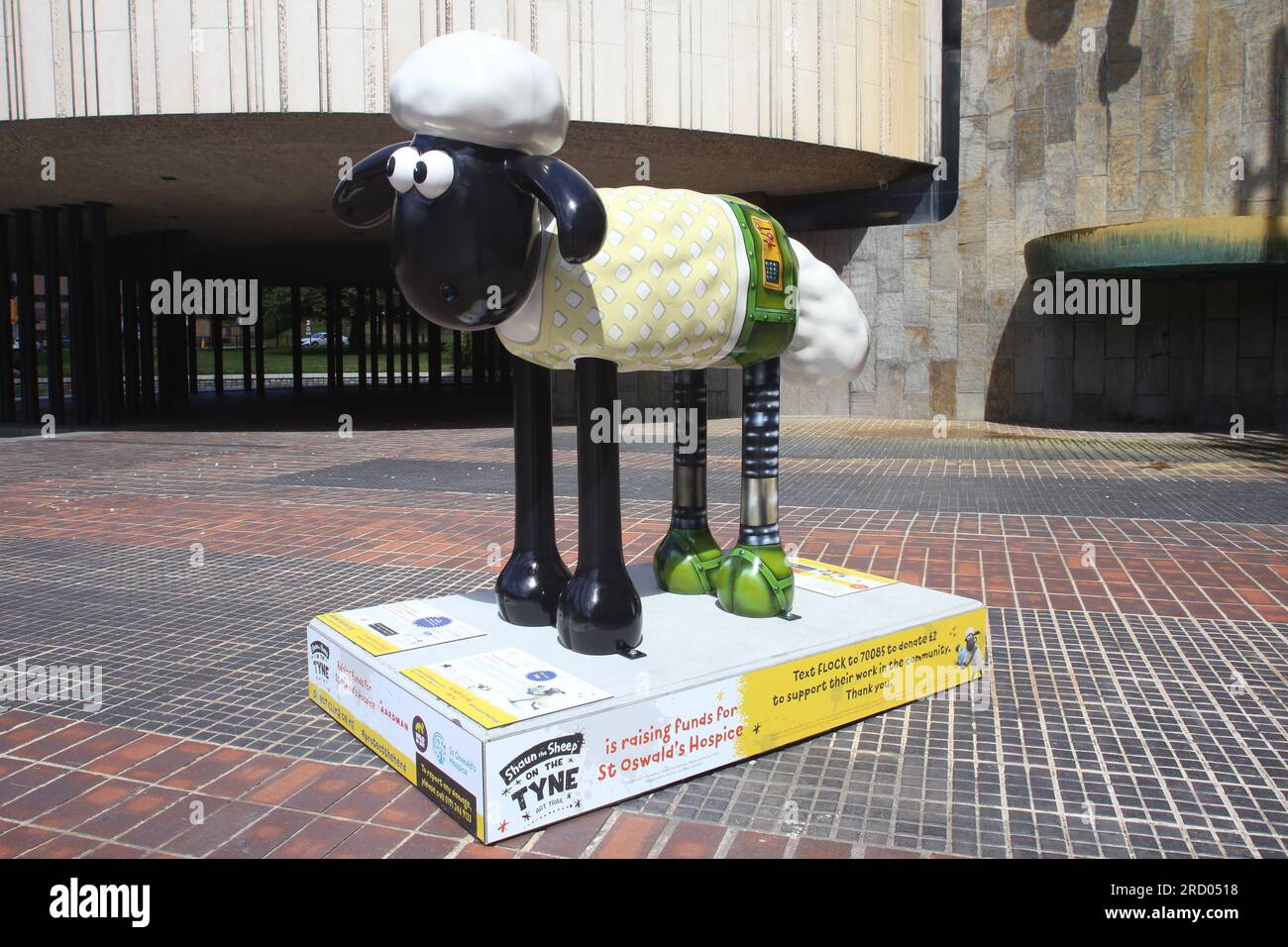 Newcastle, UK. 17th July, 2023. Shaun the Sheep on The Tyne, 50 ...