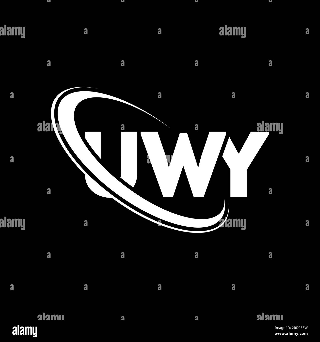 UWY logo. UWY letter. UWY letter logo design. Initials UWY logo linked ...