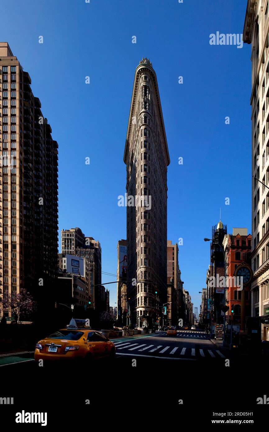 Flatiron building, Manhattan, New York, Mid-Atlantic, U.S.A Stock Photo ...