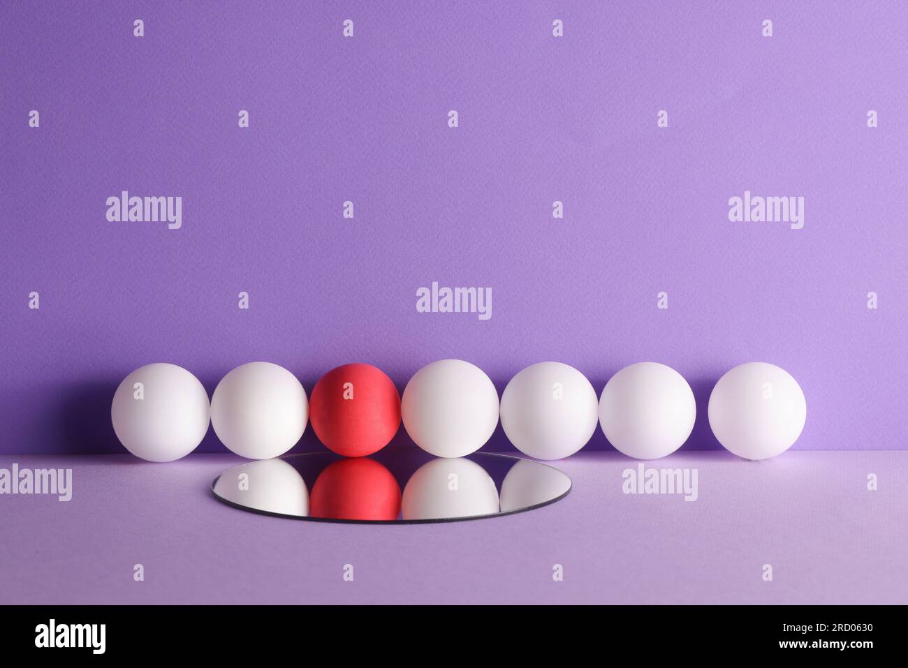 dimensional compositions of geometric shapes concept.white and crimson ...