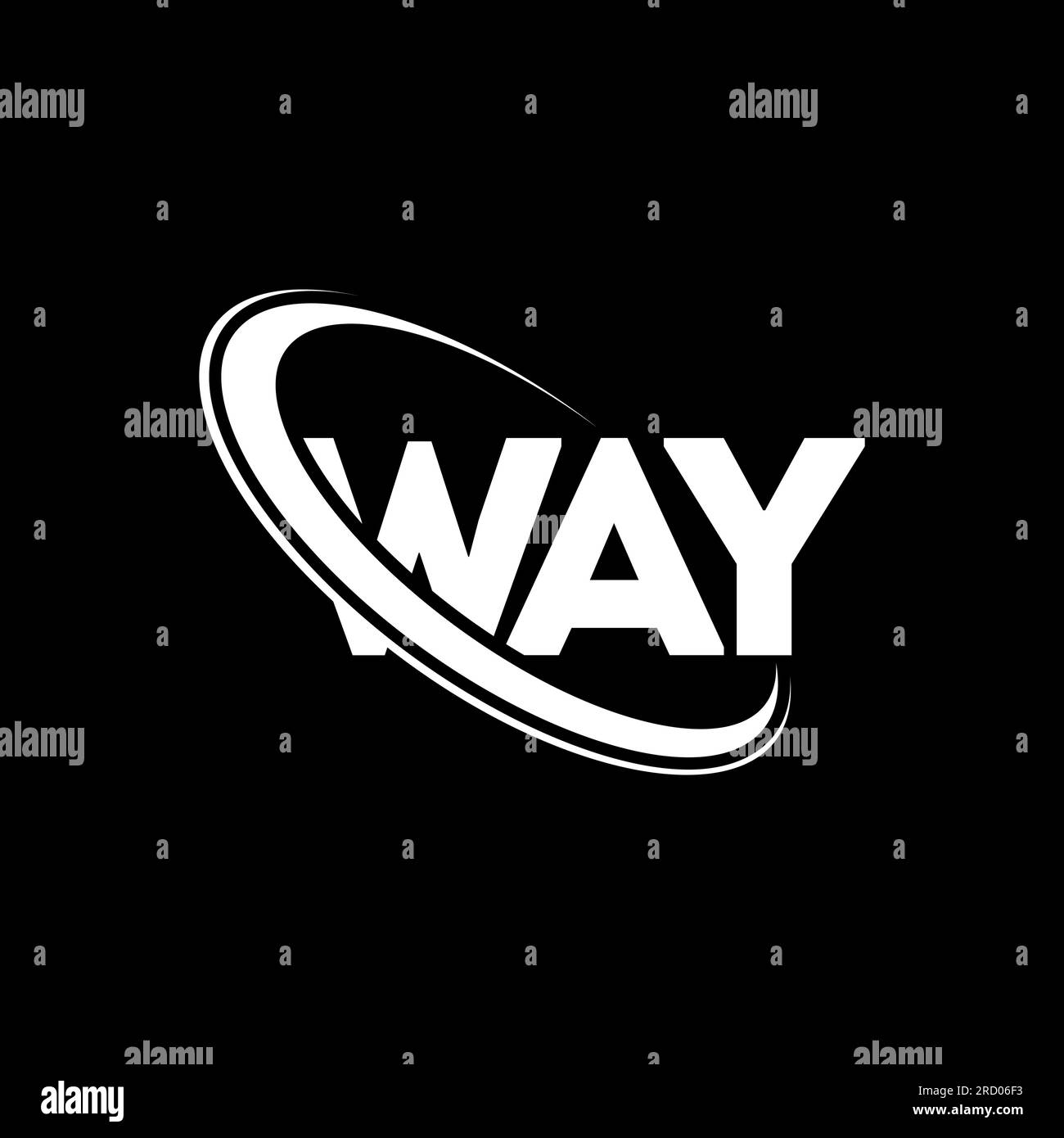 WAY logo. WAY letter. WAY letter logo design. Initials WAY logo linked ...