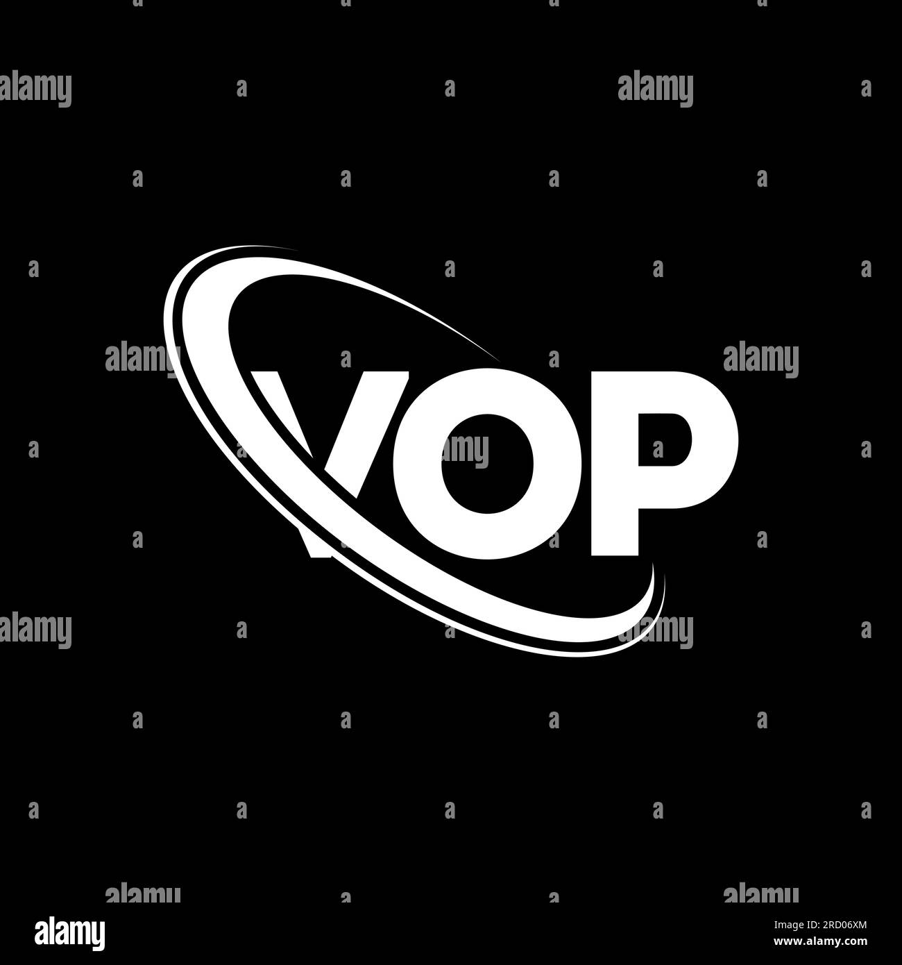 VOP logo. VOP letter. VOP letter logo design. Initials VOP logo linked ...