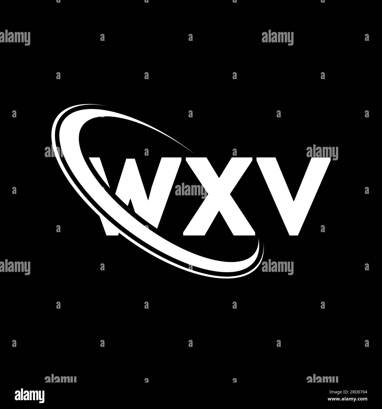 Wxv logo design Stock Vector Images - Alamy
