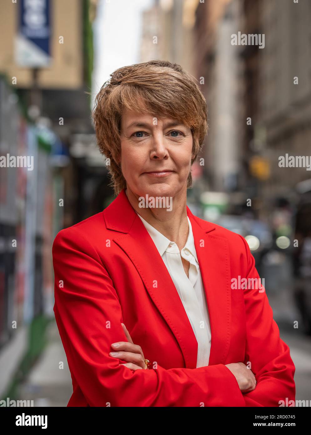 New York, USA. 17th July, 2023. Ute Hohoff, a judge at the German ...