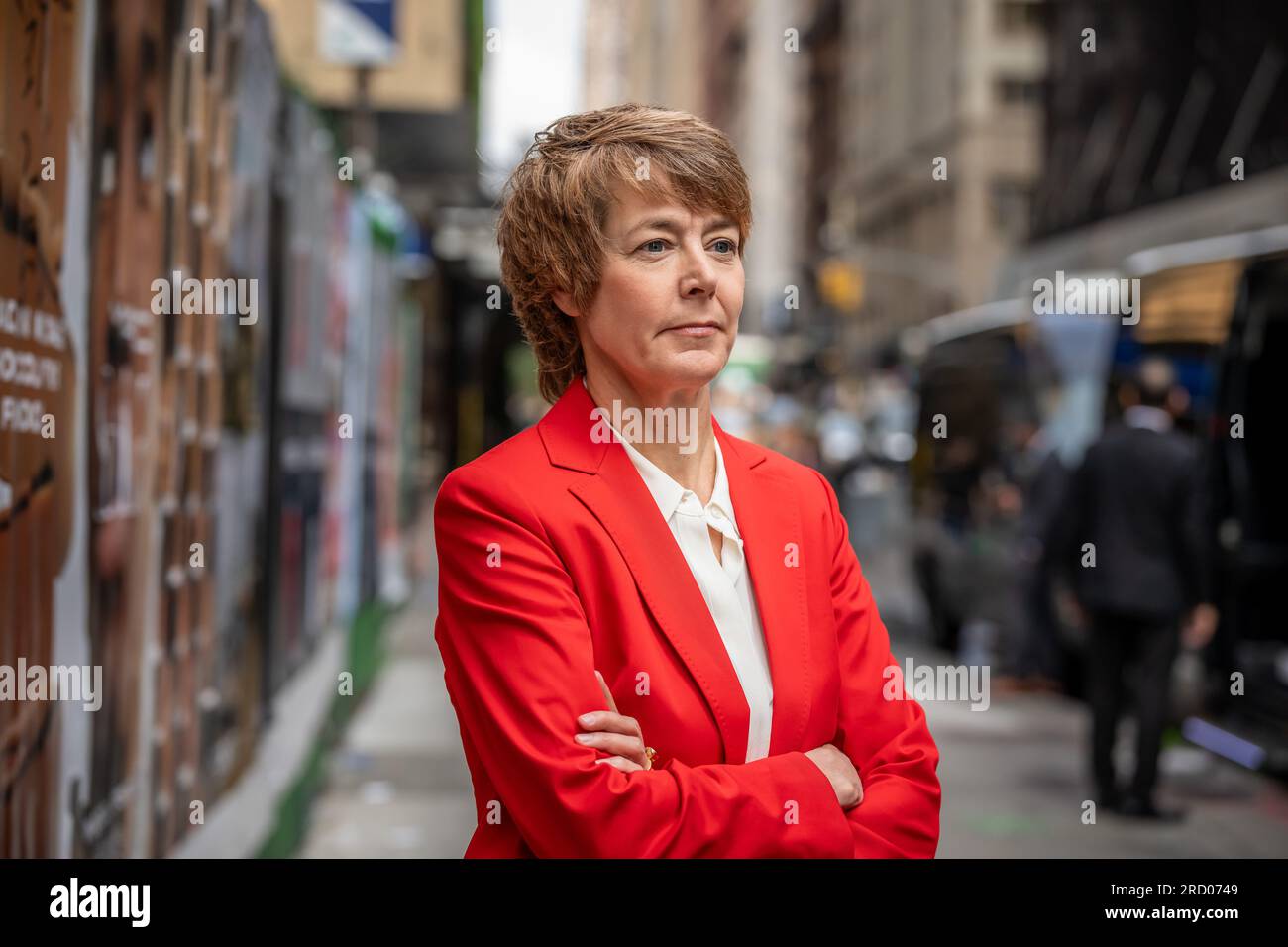 New York, USA. 17th July, 2023. Ute Hohoff, a judge at the German ...
