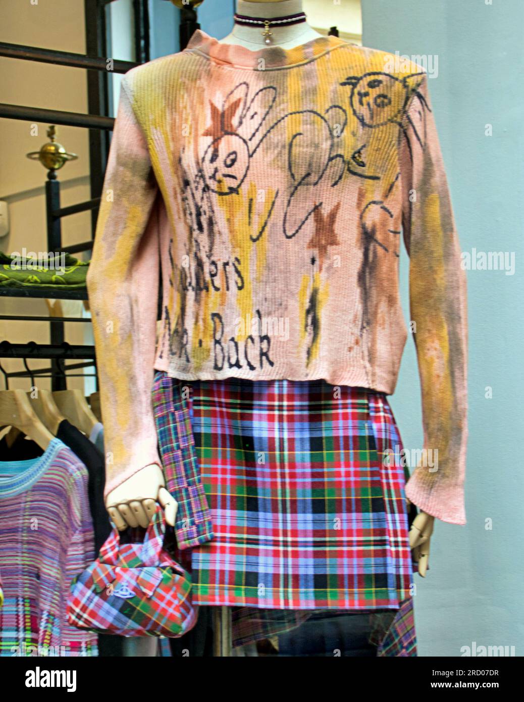 Vivienne Westwood designs iconic fashion Stock Photo - Alamy