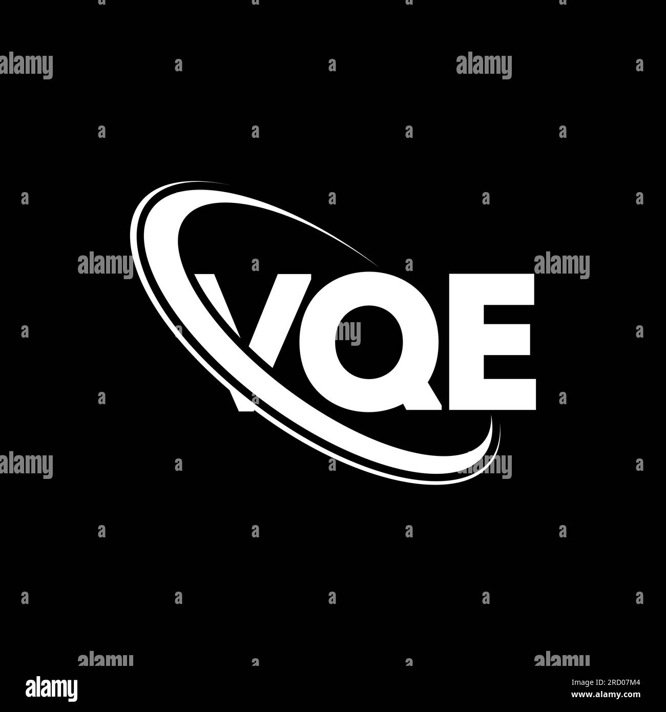 VQE logo. VQE letter. VQE letter logo design. Initials VQE logo linked ...