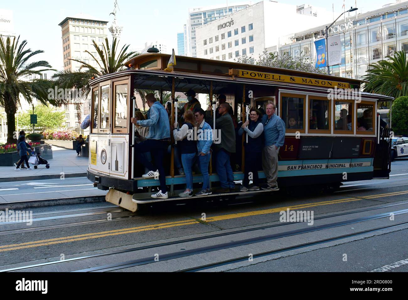 cable car, San Francisco, California, USA, North America, National ...