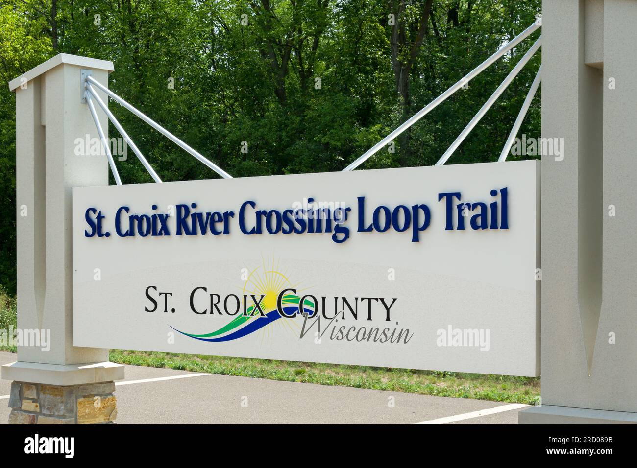 HOULTON, WI, USA - JULY 16, 2023: St. Croix River Crossing Loop ...