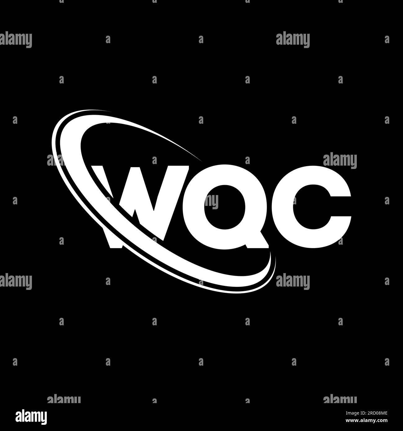 WQC logo. WQC letter. WQC letter logo design. Initials WQC logo linked ...