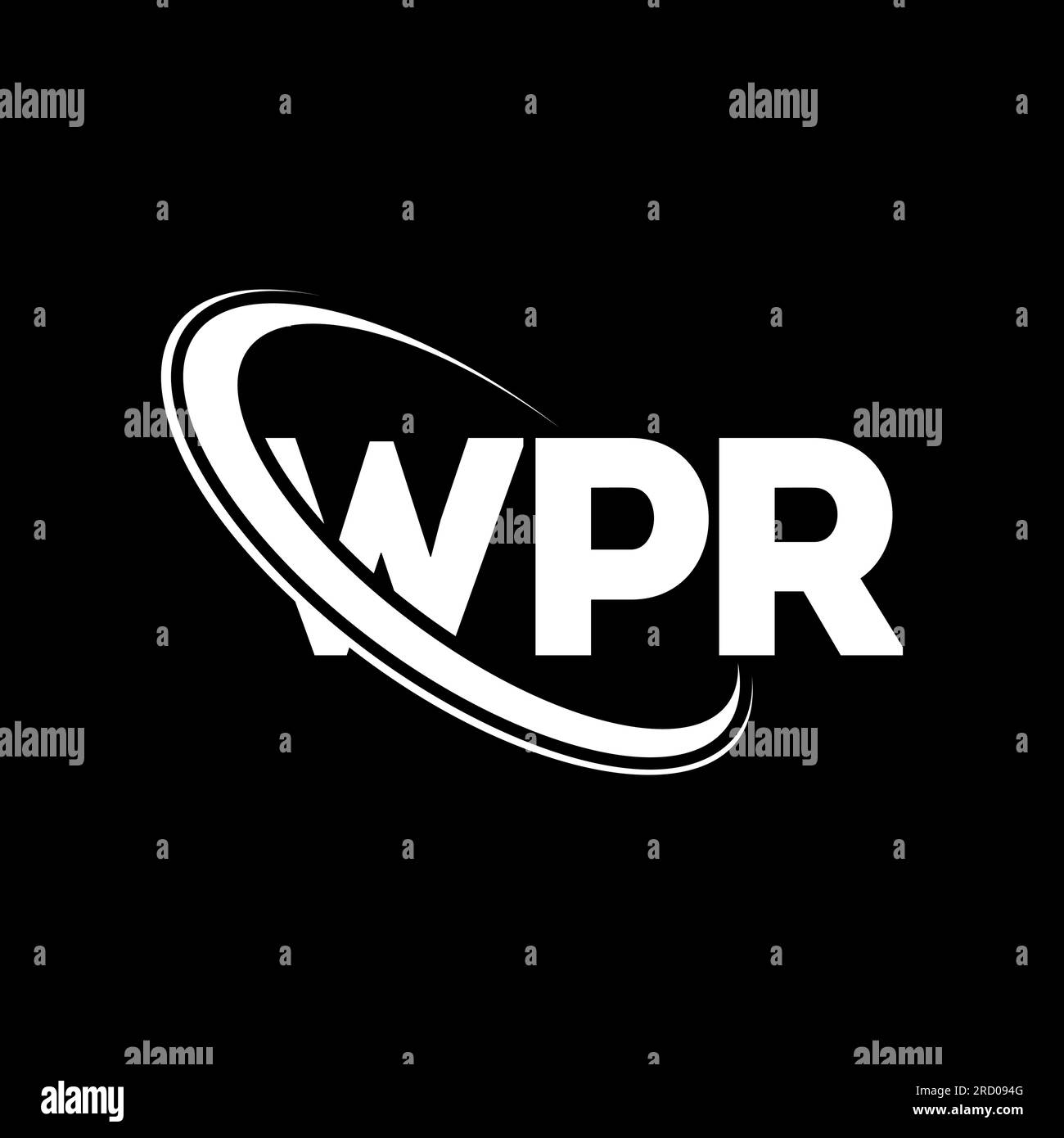 Wpr circle logo Stock Vector Images - Alamy