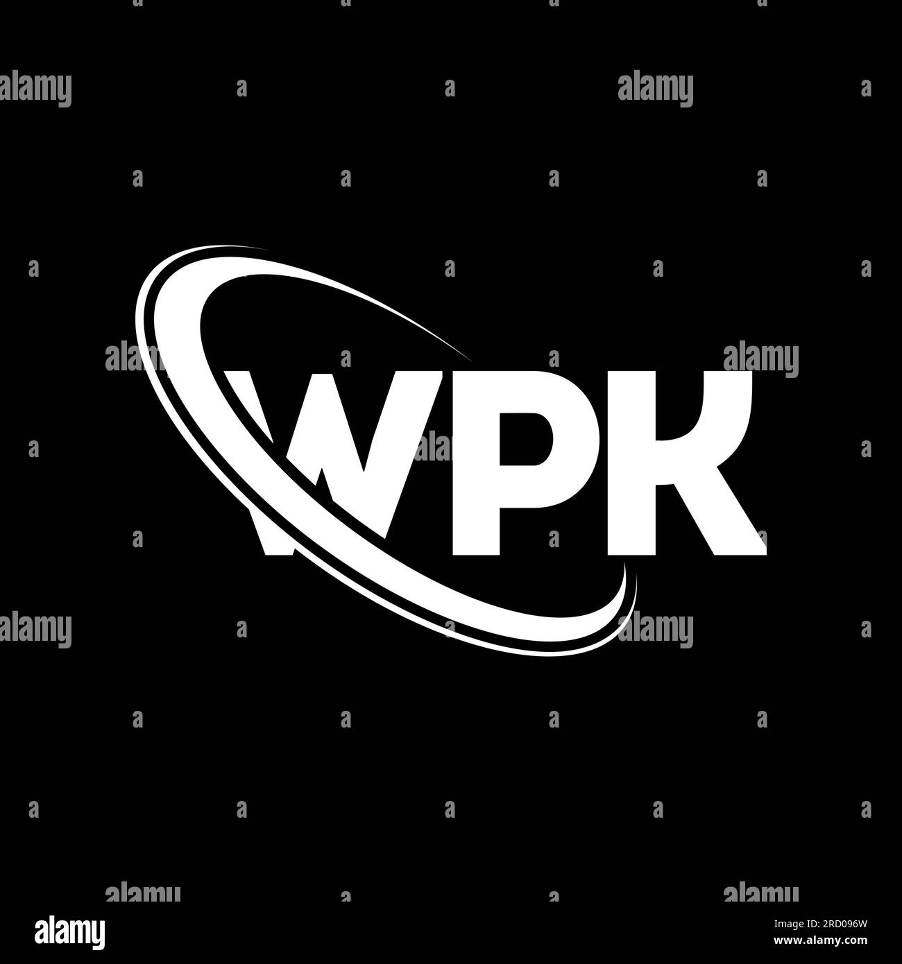 Wpk logo design hi-res stock photography and images - Alamy