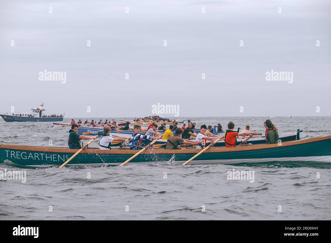 St mary's scilly gig racing hi-res stock photography and images - Alamy
