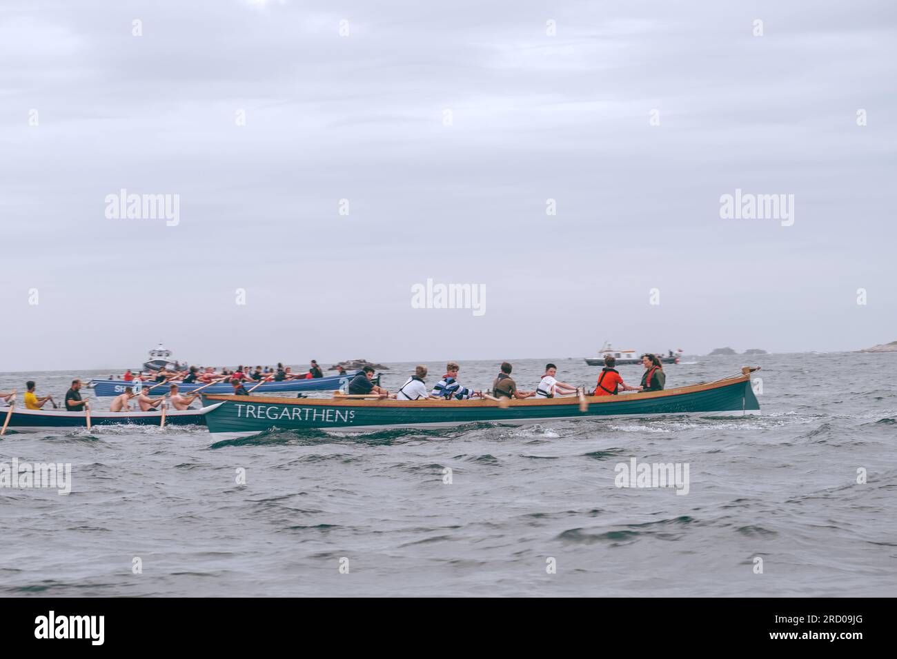 St mary's scilly gig racing hi-res stock photography and images - Alamy