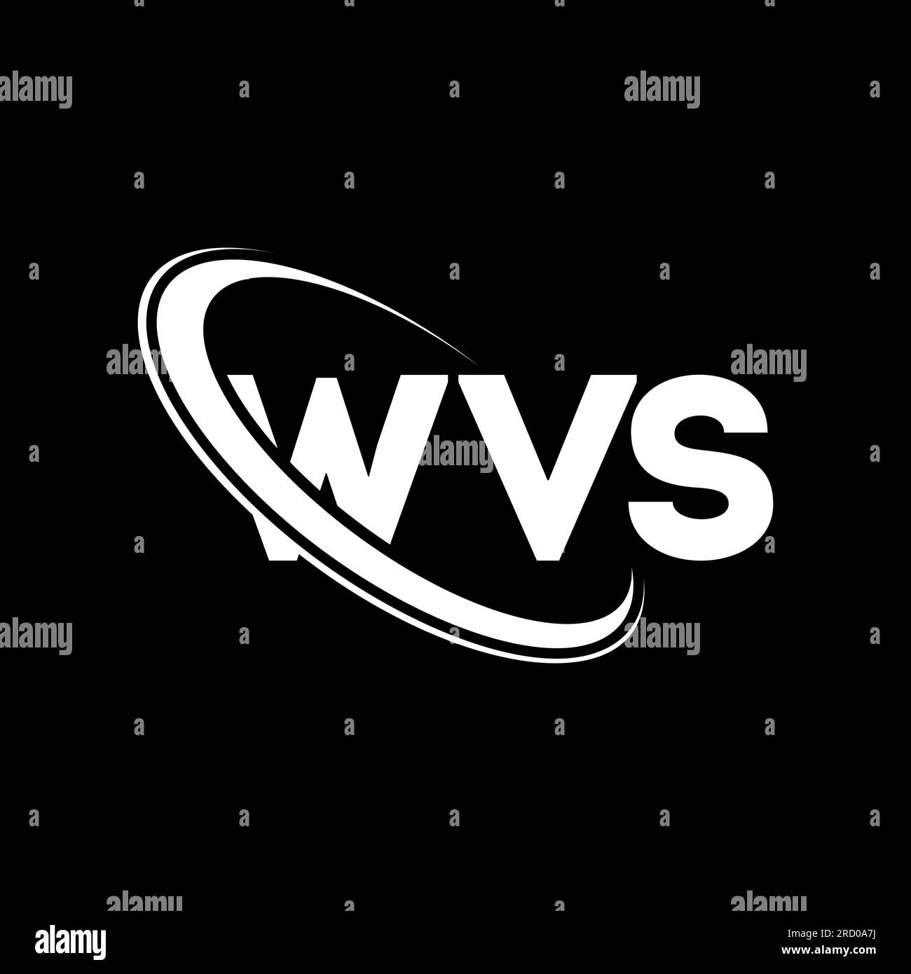 WVS logo. WVS letter. WVS letter logo design. Initials WVS logo linked ...