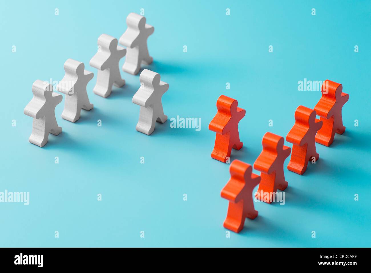 Two groups people figures hi-res stock photography and images - Alamy