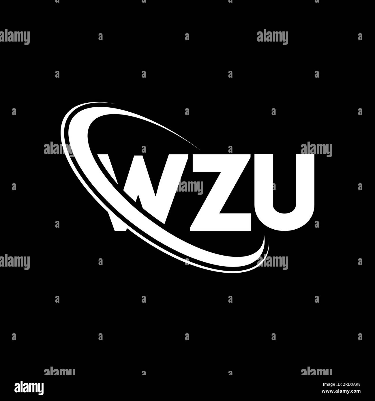 Wzu logo design hi-res stock photography and images - Alamy
