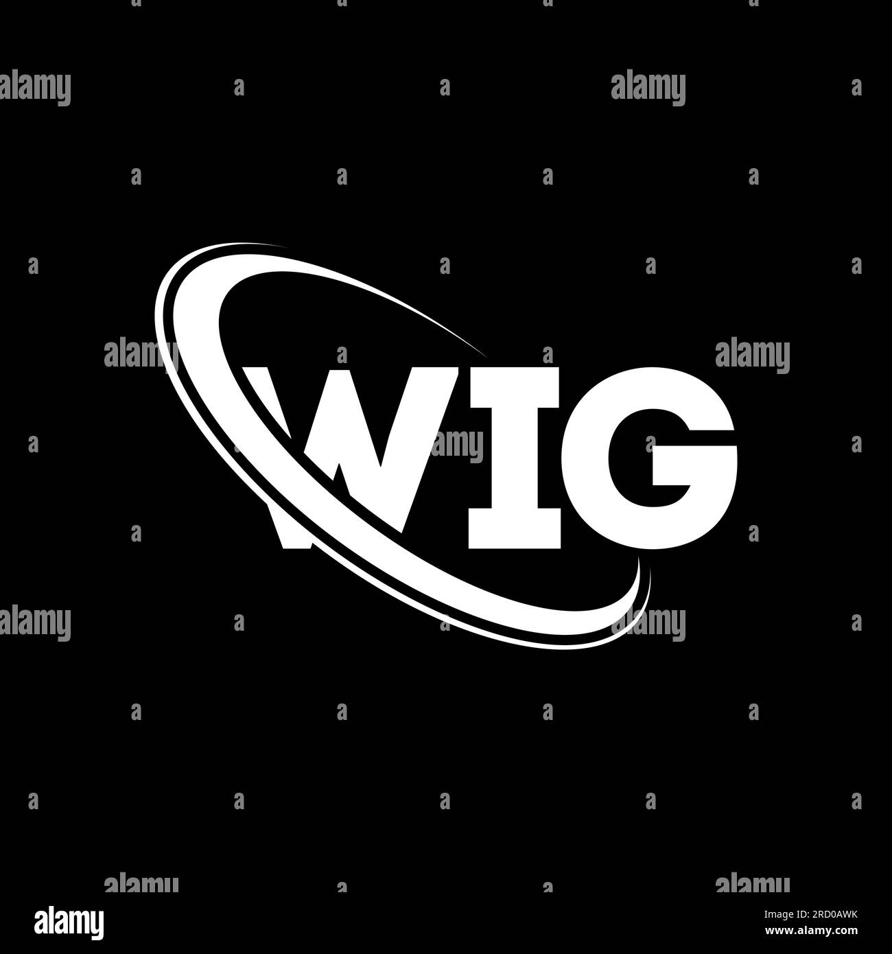 Wig business logo Stock Vector Images - Alamy