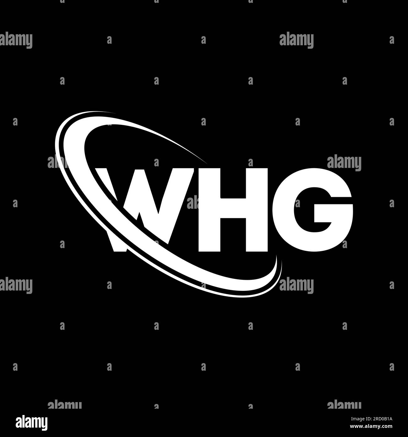 WHG logo. WHG letter. WHG letter logo design. Initials WHG logo linked ...
