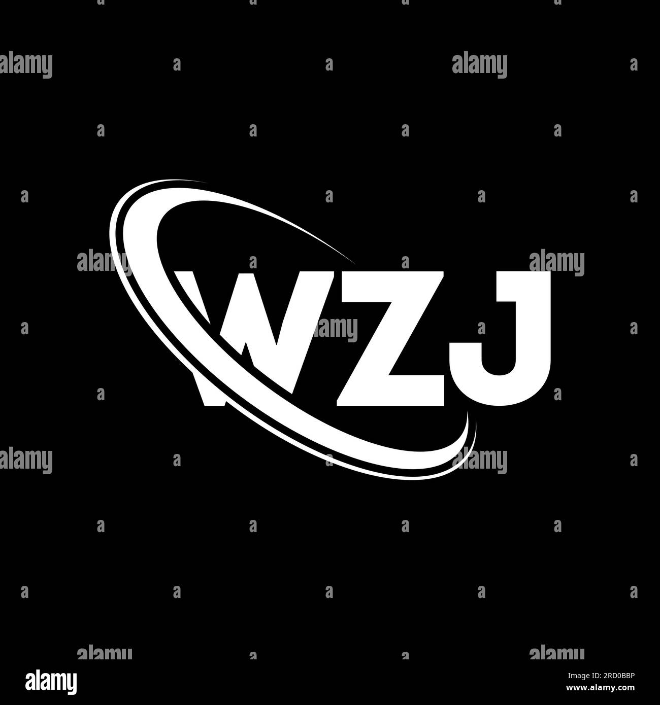 Wzj logo design hi-res stock photography and images - Alamy