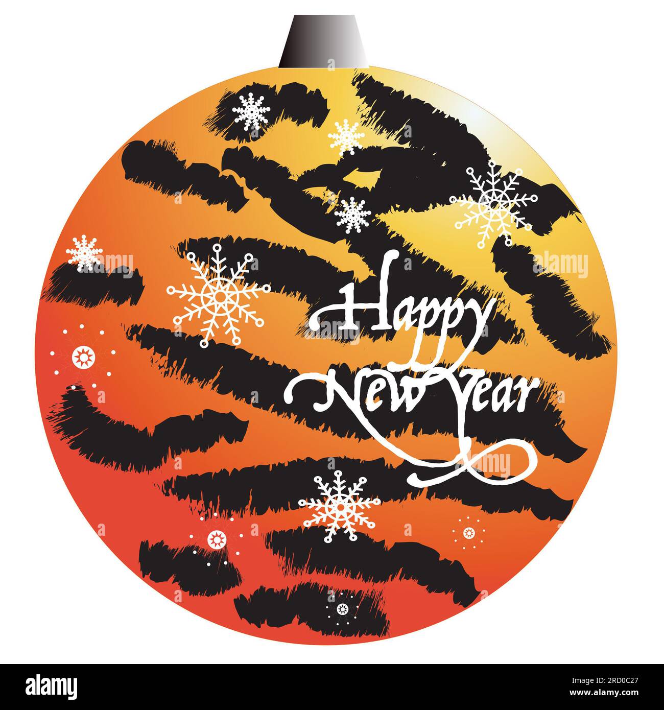 Vector tiger on white hi-res stock photography and images - Alamy