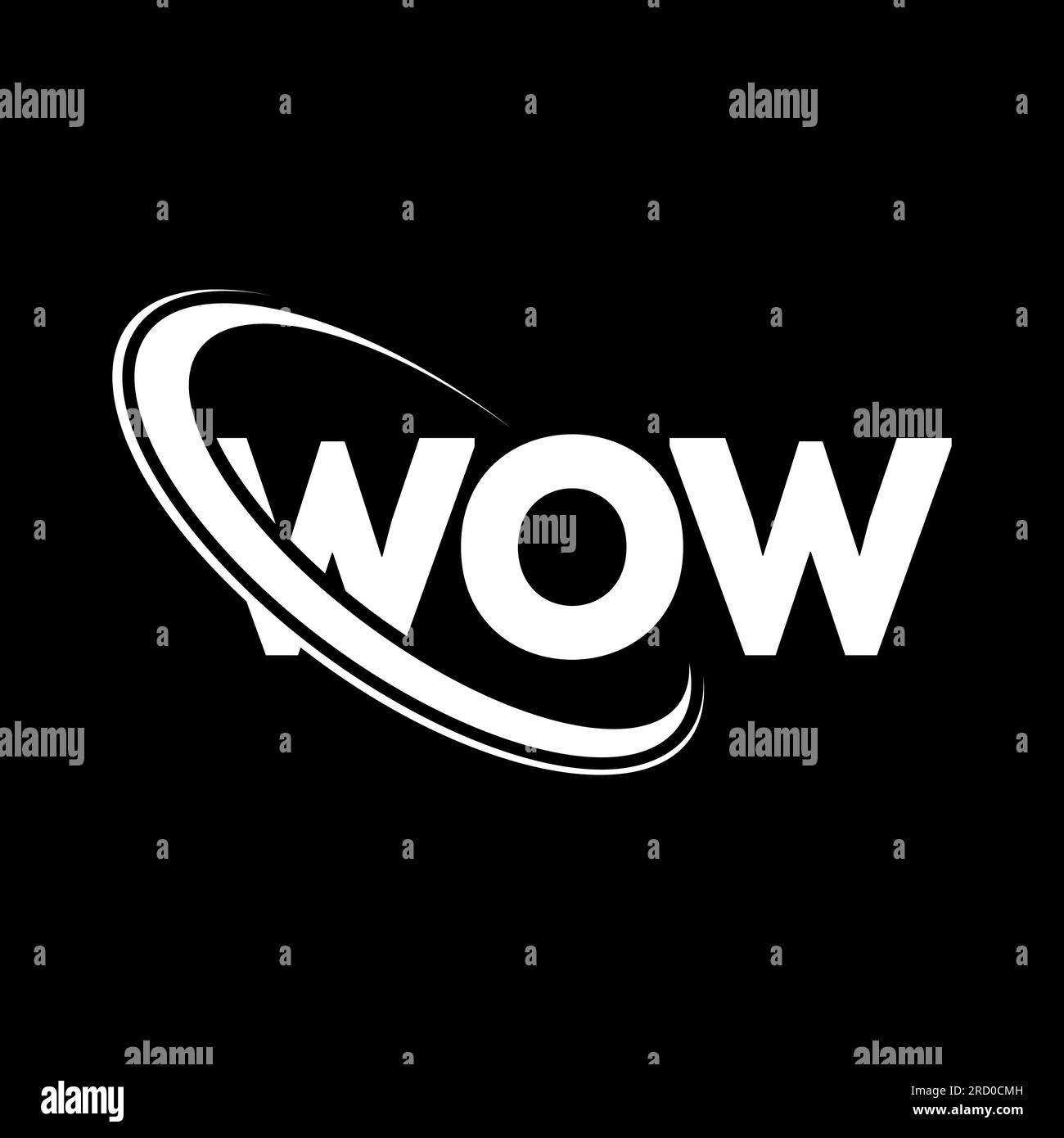 WOW logo. WOW letter. WOW letter logo design. Initials WOW logo linked ...