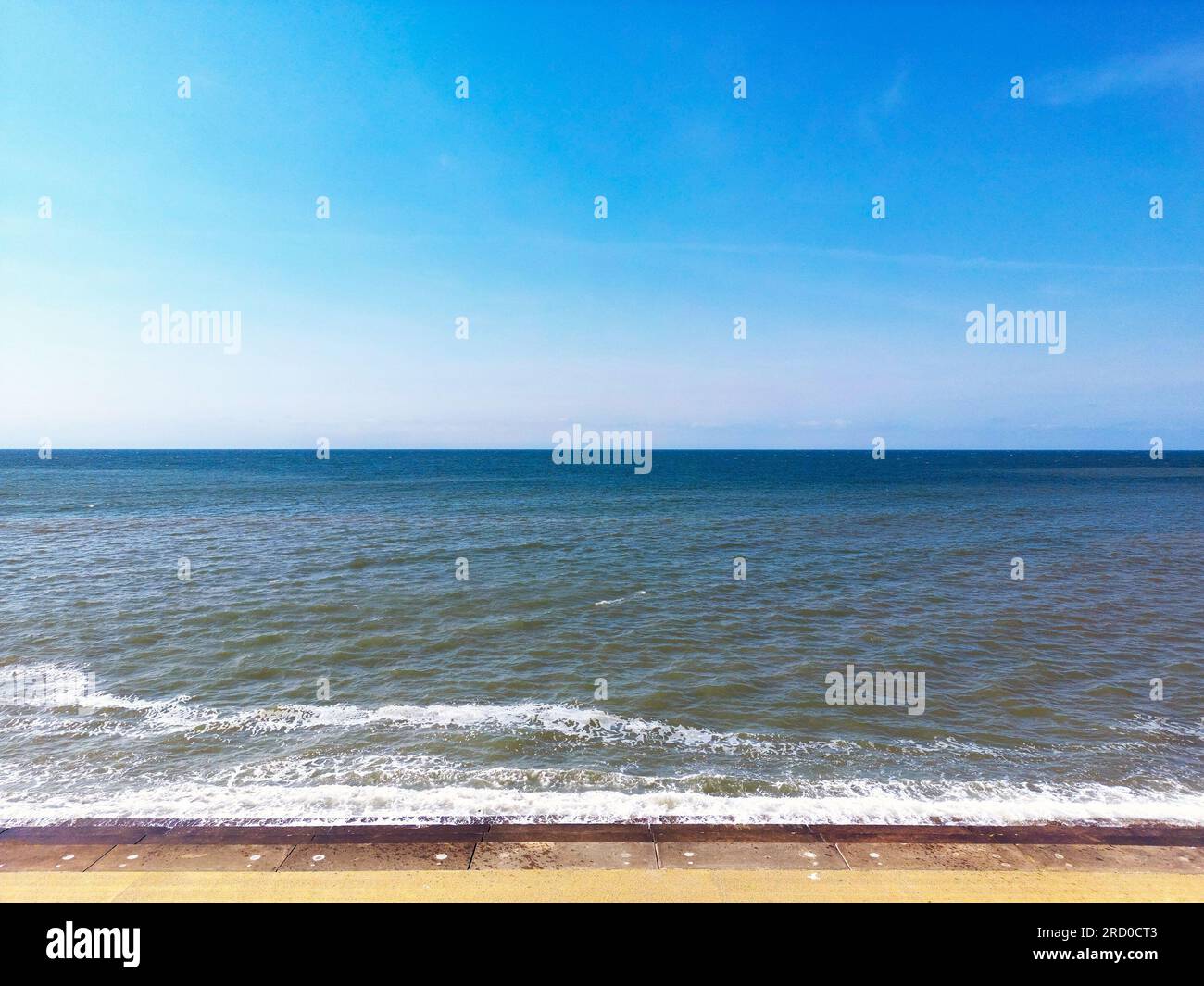 Seafront of a coastal holiday resort. No people. Backgrounds Stock ...