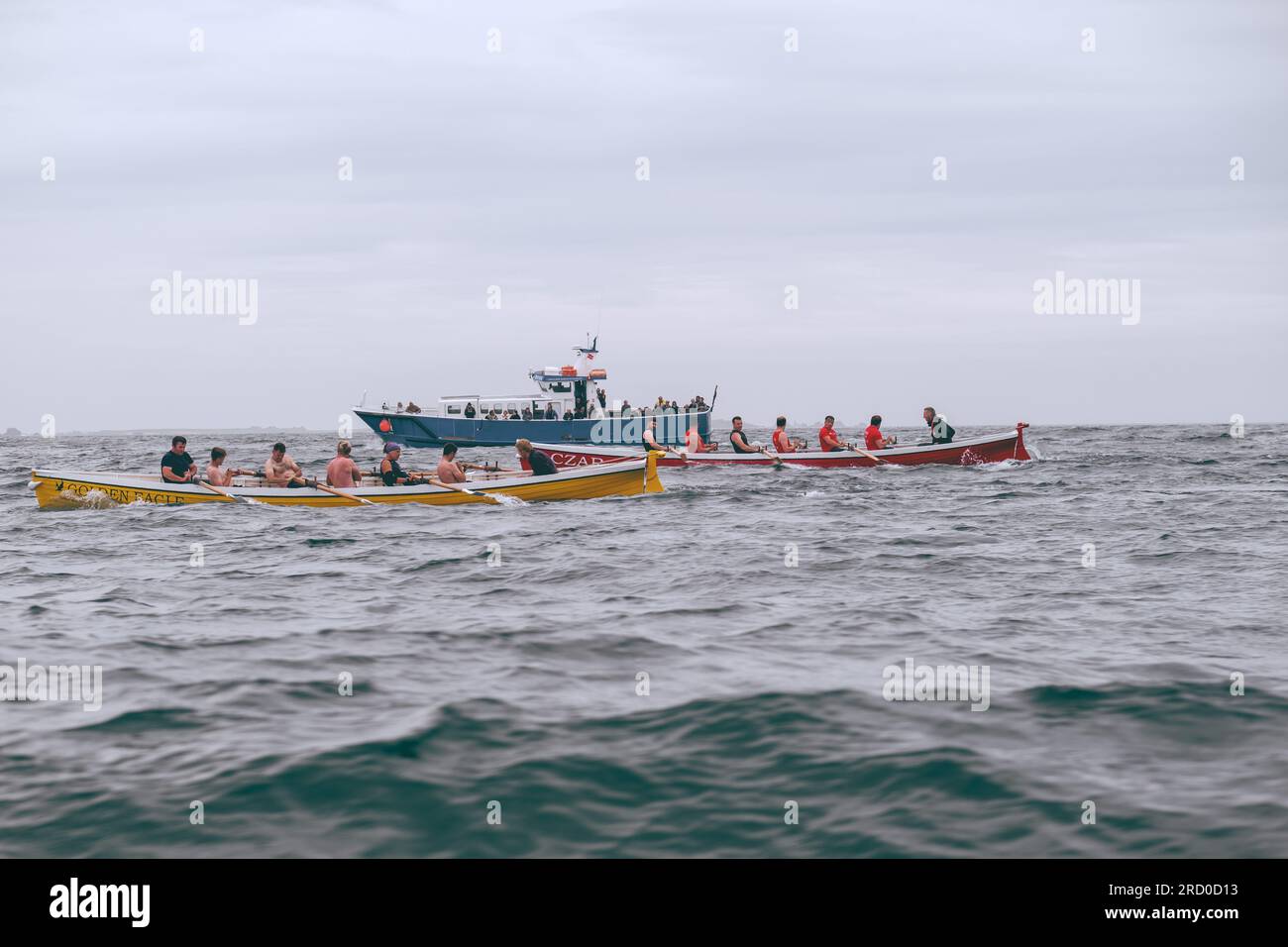 St mary's scilly gig racing hi-res stock photography and images - Alamy