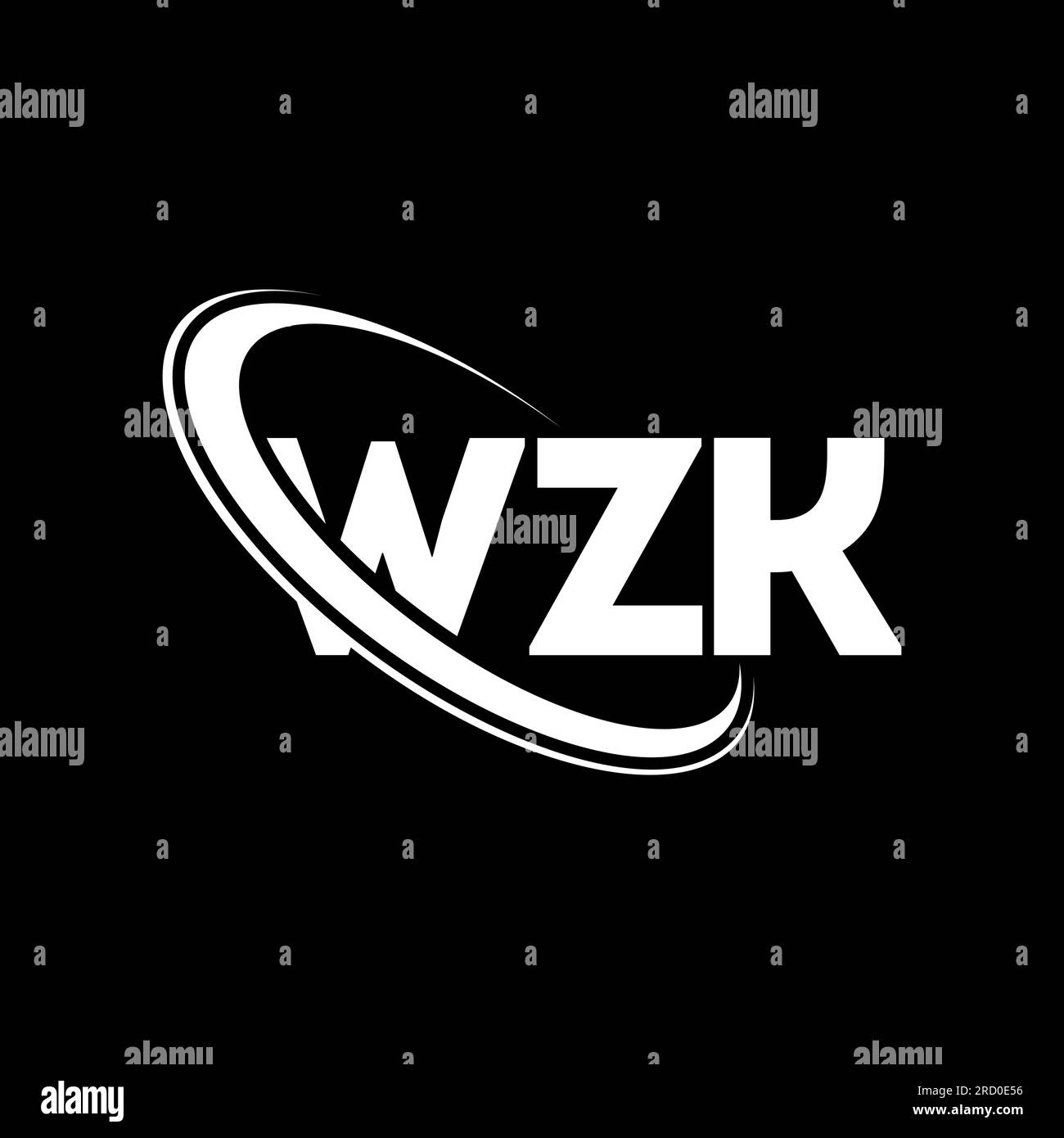 Wzk logo design hi-res stock photography and images - Alamy