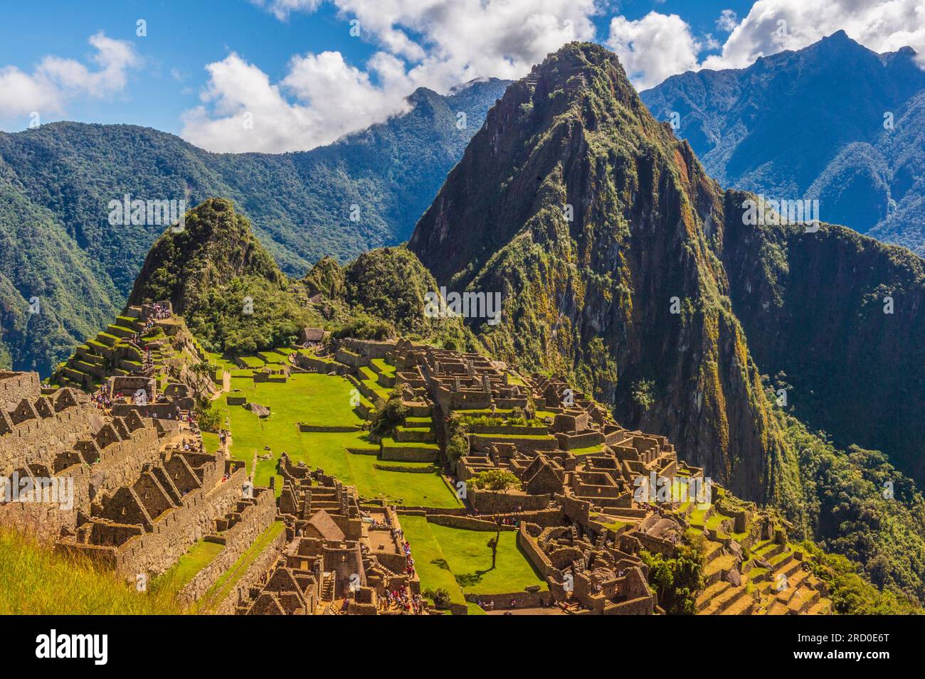 Machu Picchu Ruins in Peru Stock Photo - Alamy