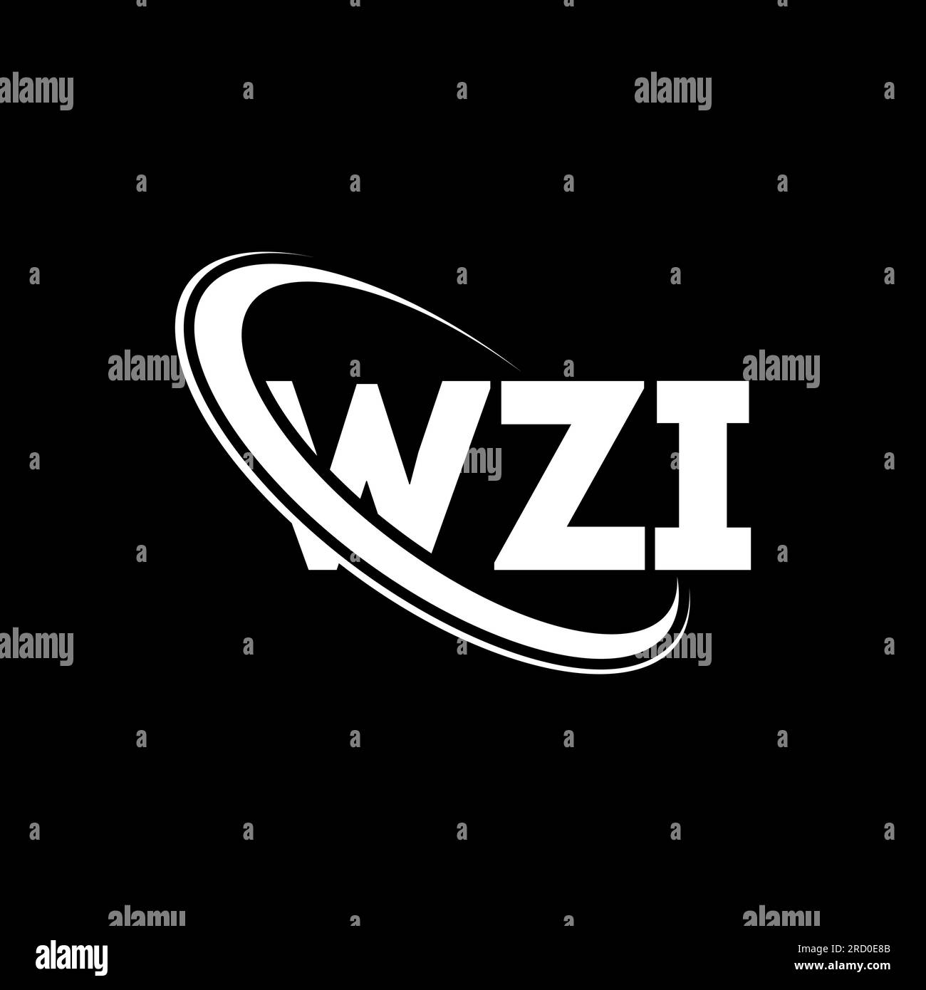 Wzi logo design Stock Vector Images - Alamy