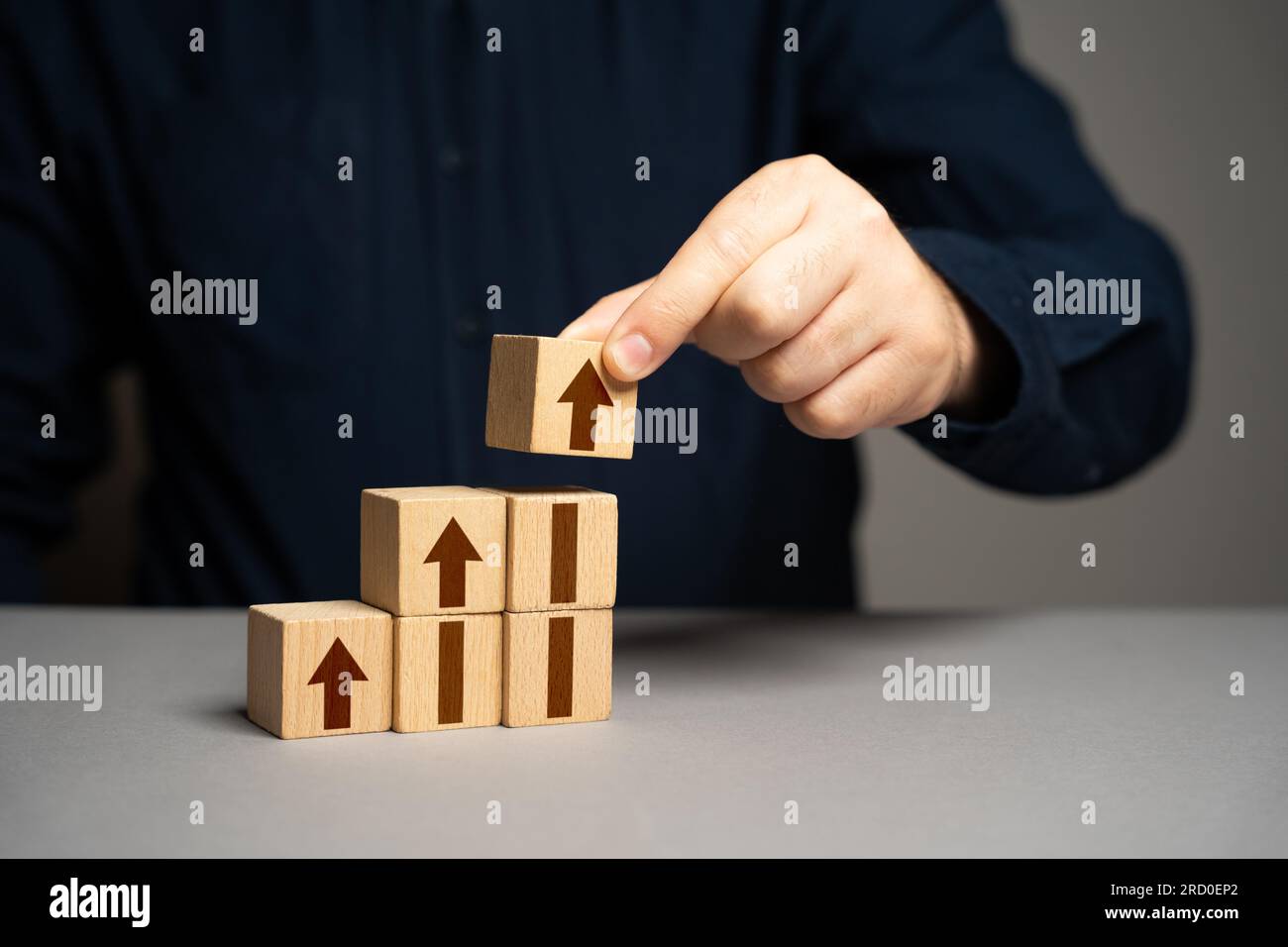 Discipline make steps to success hi-res stock photography and images ...