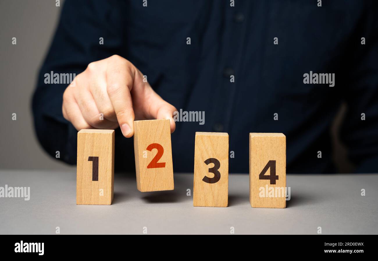 Passing the steps according to the instructions. Choose from four ...