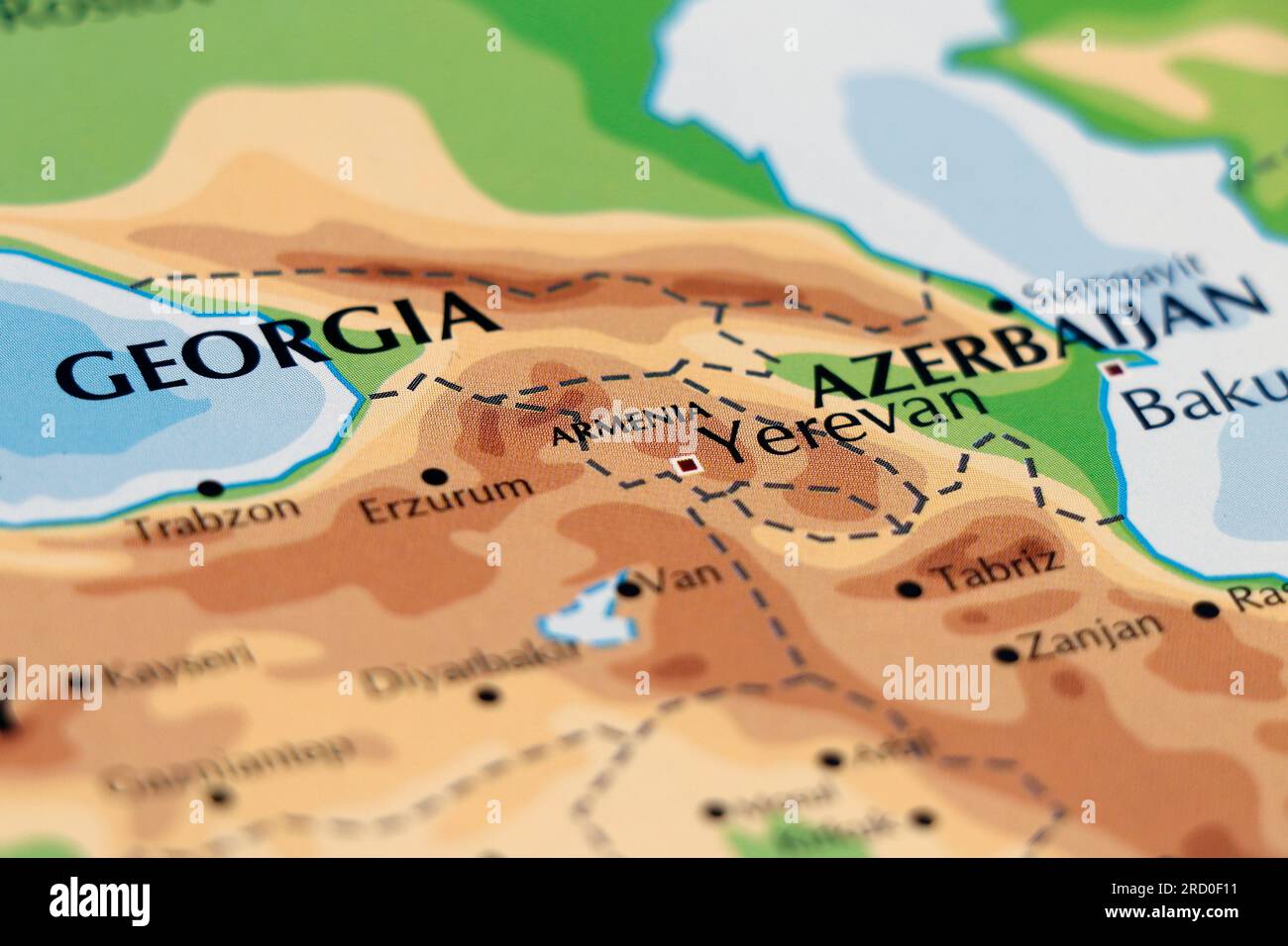 Caucasus Mountains Map Location