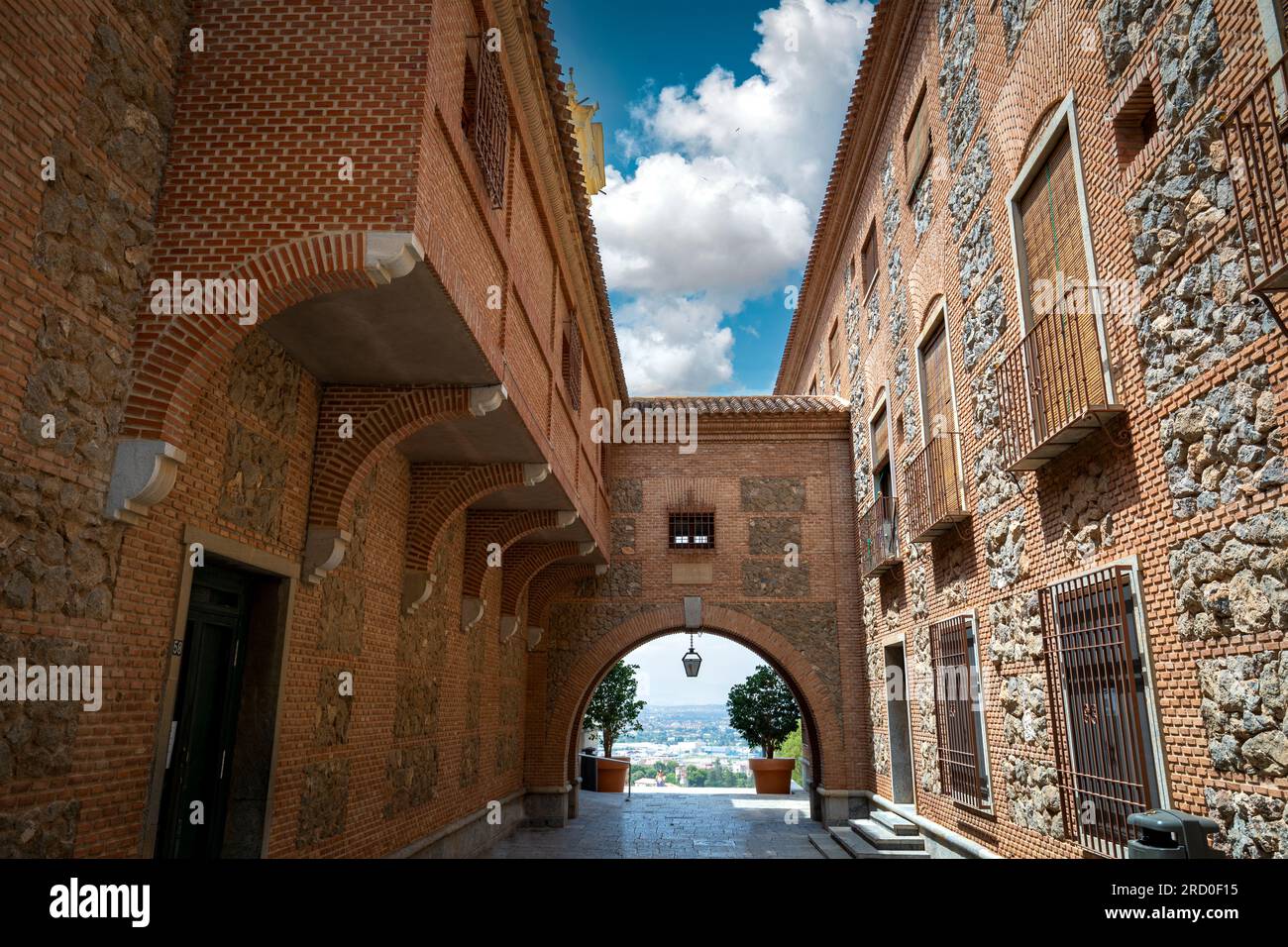Arch that joins the Sanctuary of Fuensanta and the Benedictine ...