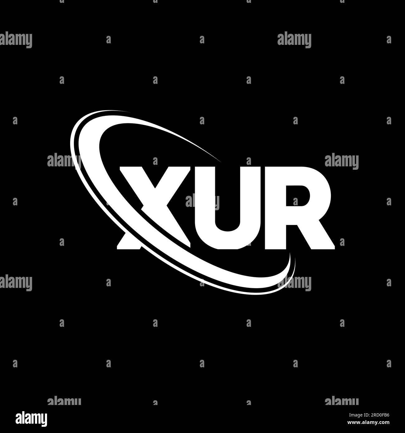 Xur logo design hi-res stock photography and images - Alamy