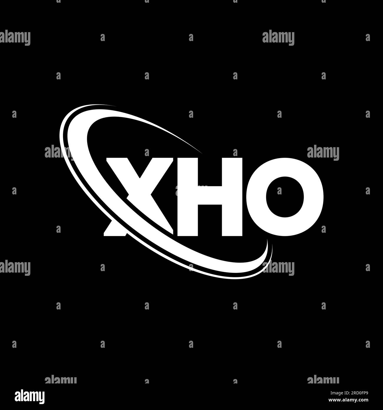 XHO logo. XHO letter. XHO letter logo design. Initials XHO logo linked ...