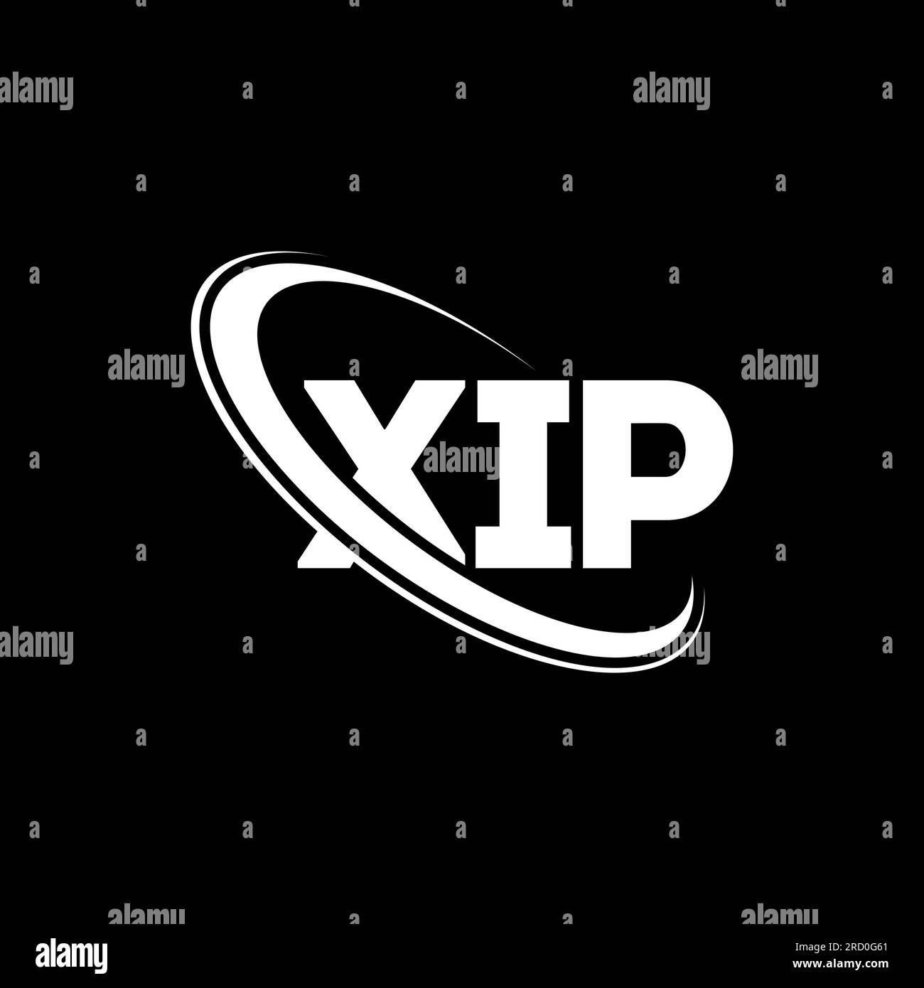 XIP logo. XIP letter. XIP letter logo design. Initials XIP logo linked ...