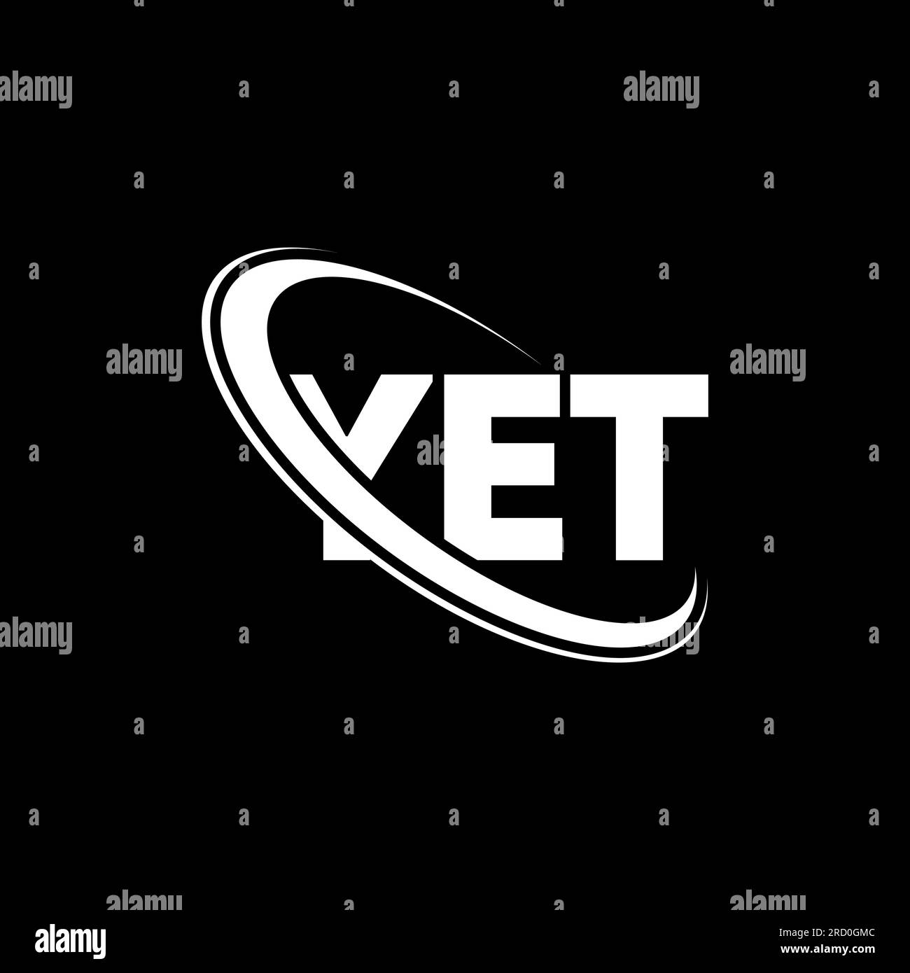 YET logo. YET letter. YET letter logo design. Initials YET logo linked ...