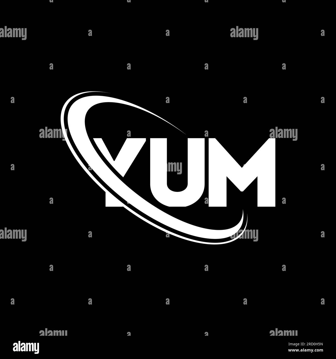 Yum minimalist logo hi-res stock photography and images - Alamy