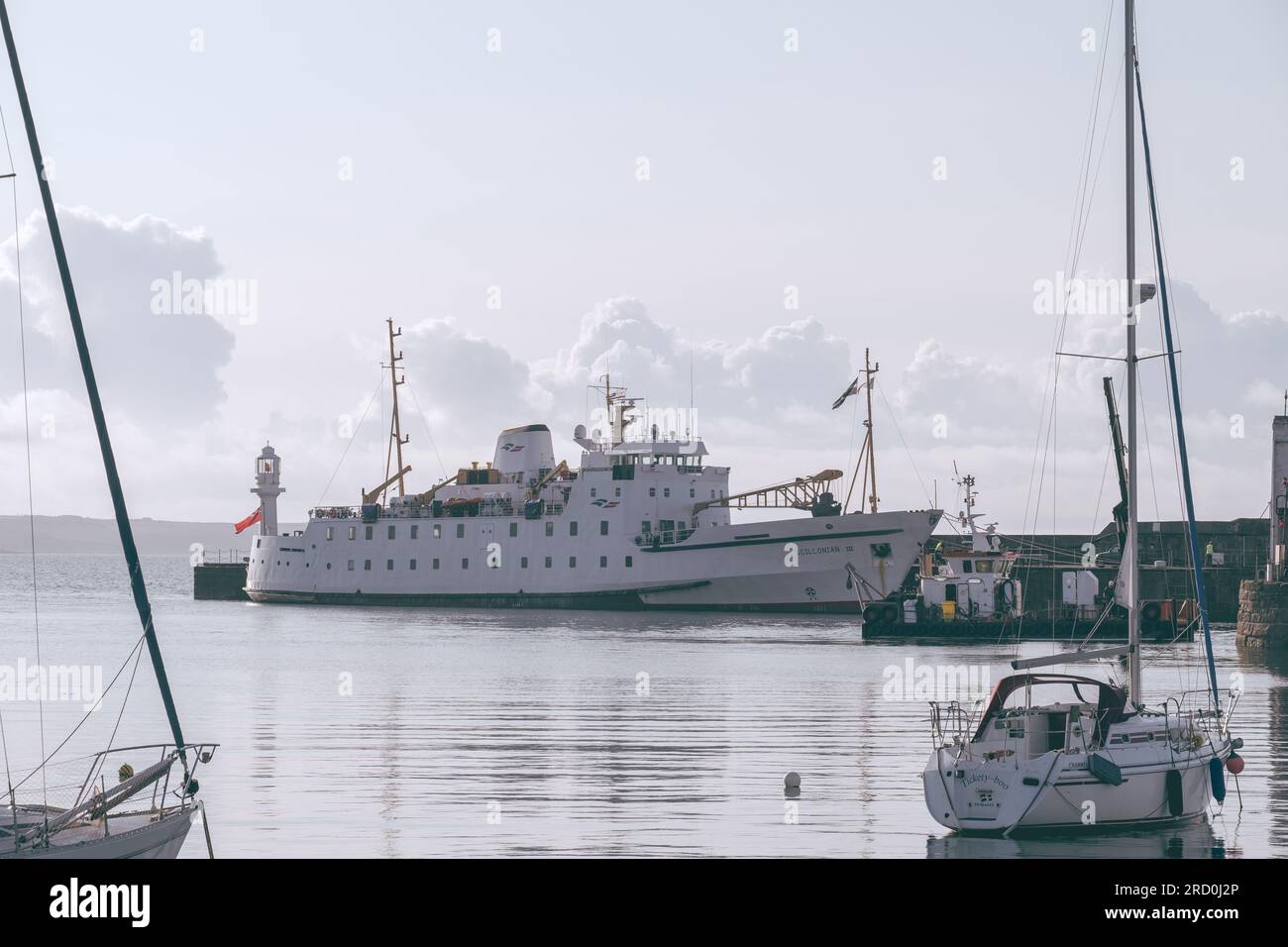 Scillonian III Ferry Stock Photo - Alamy