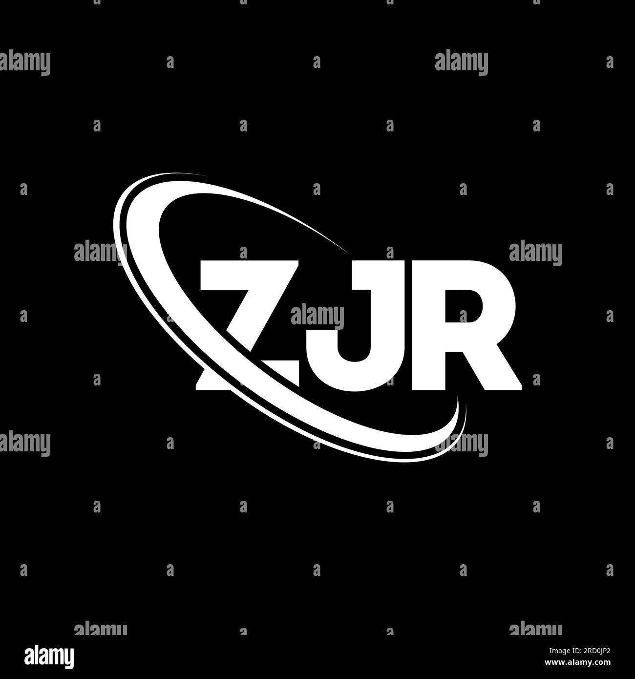 Zjr minimalist logo hi-res stock photography and images - Alamy