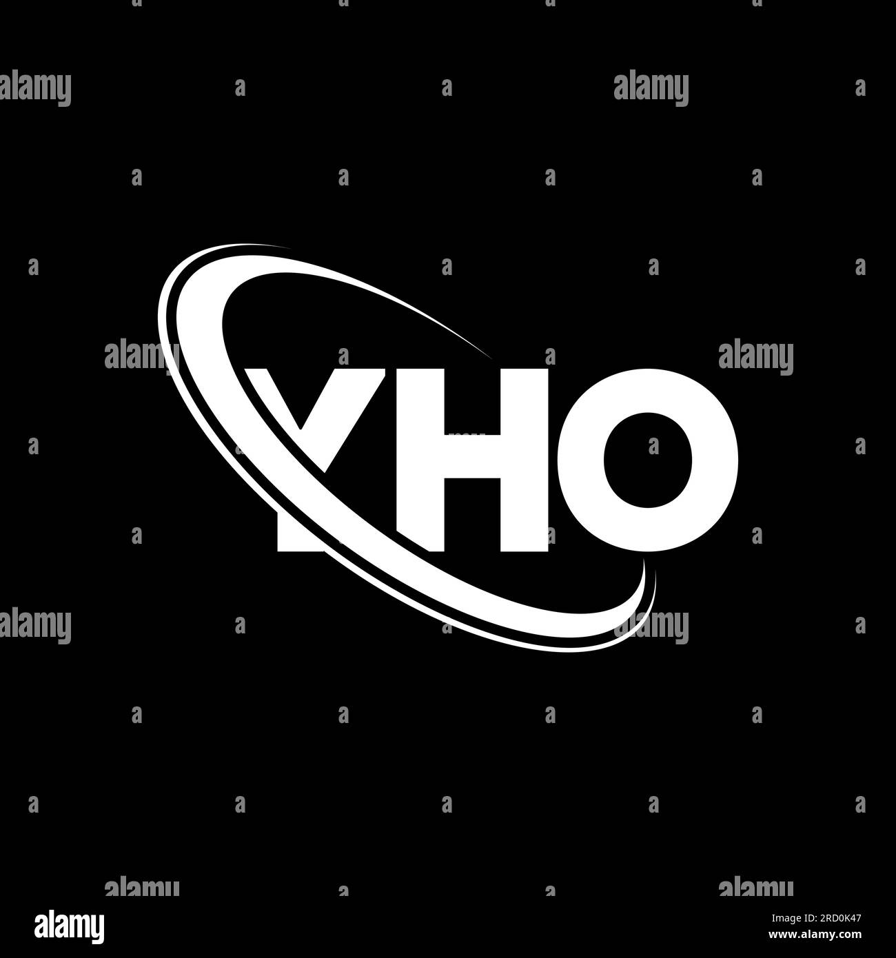 YHO logo. YHO letter. YHO letter logo design. Initials YHO logo linked ...