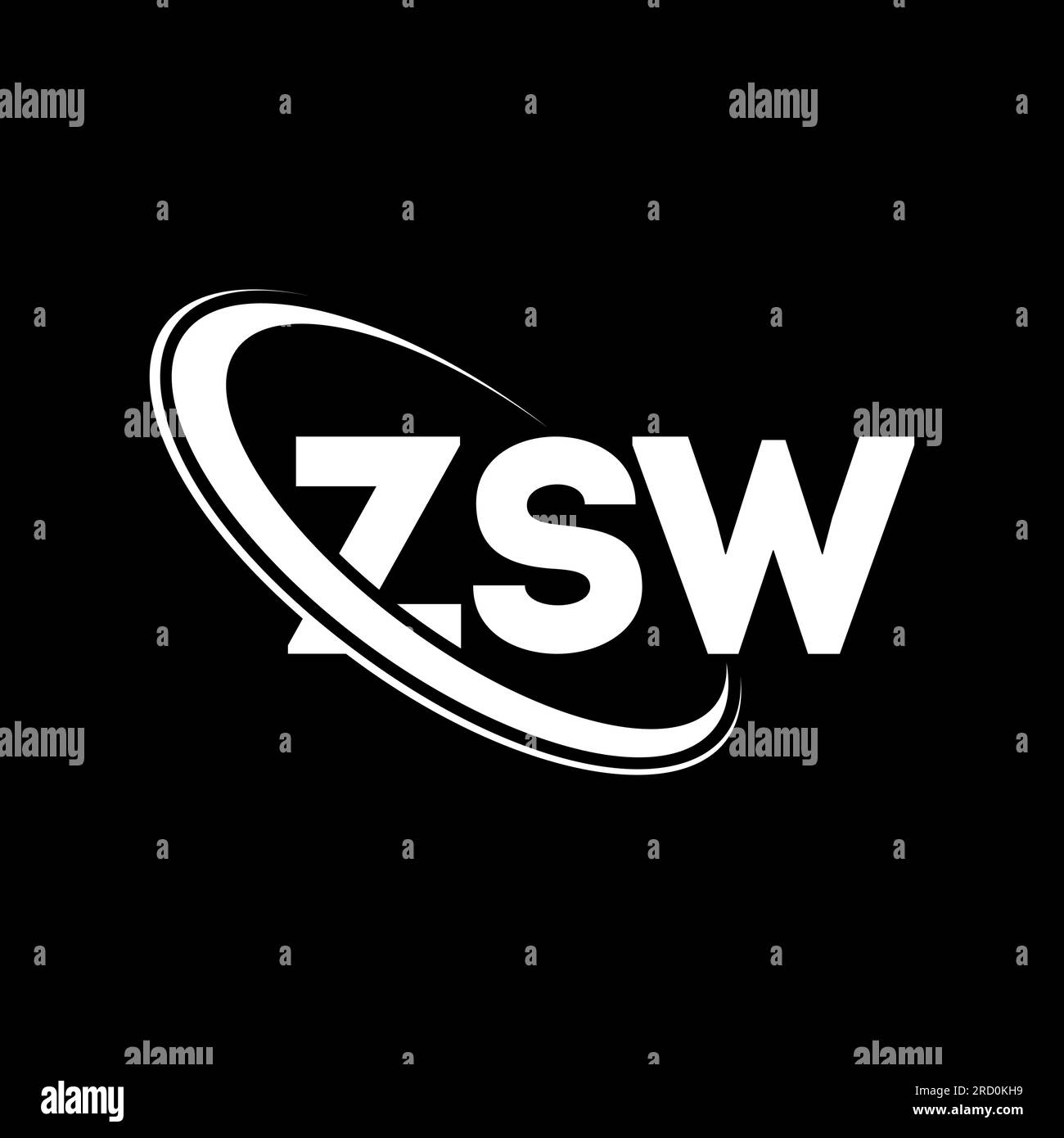 Zsw minimalist logo hi-res stock photography and images - Alamy