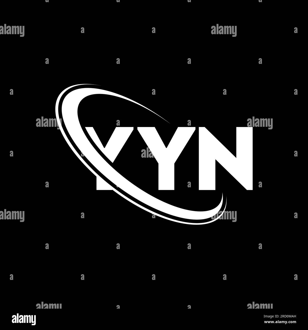 Yyn circle logo hi-res stock photography and images - Alamy