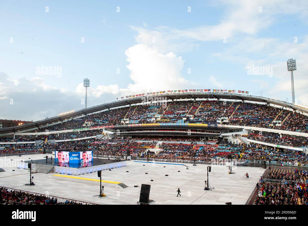 Gothenburg, Sweden. 17th Jul 2023.A view of Ullevi during the Gothia ...