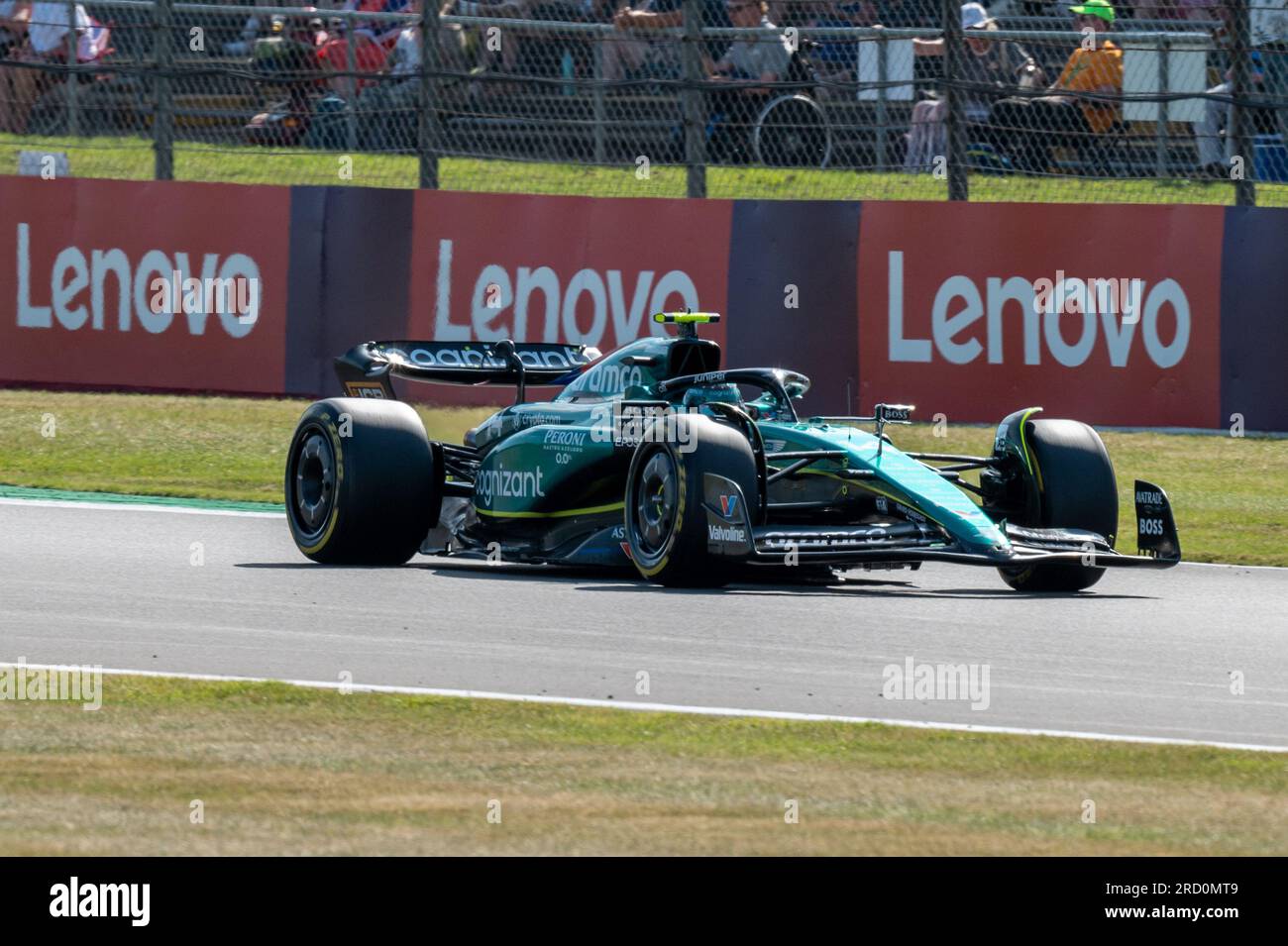 Silverstone, UK - Friday 7th July 2023 - FORMULA 1 ARAMCO BRITISH GRAND PRIX 2023 - Lance Stroll ...