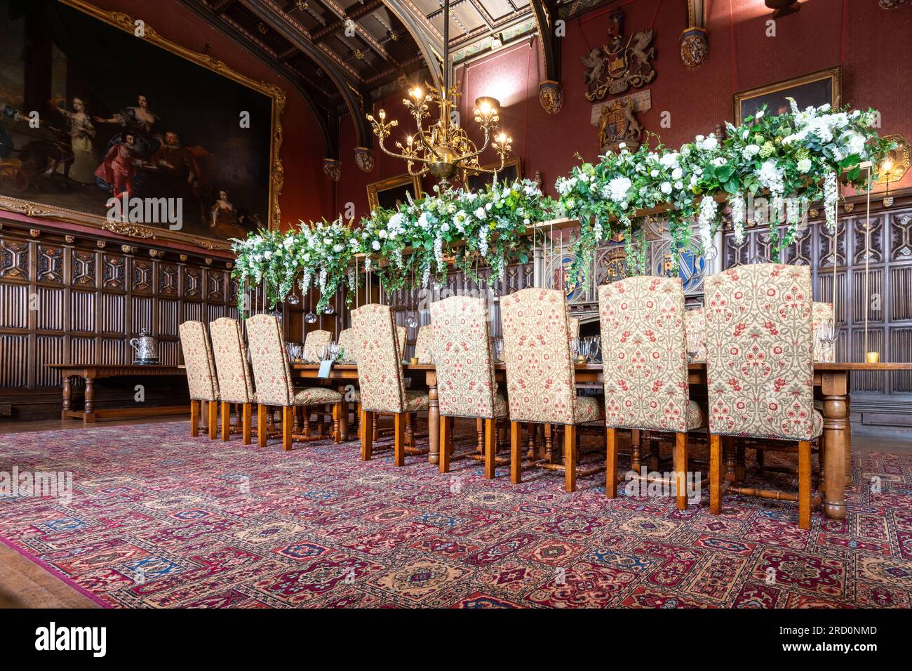 Powderham castle hall hi-res stock photography and images - Alamy