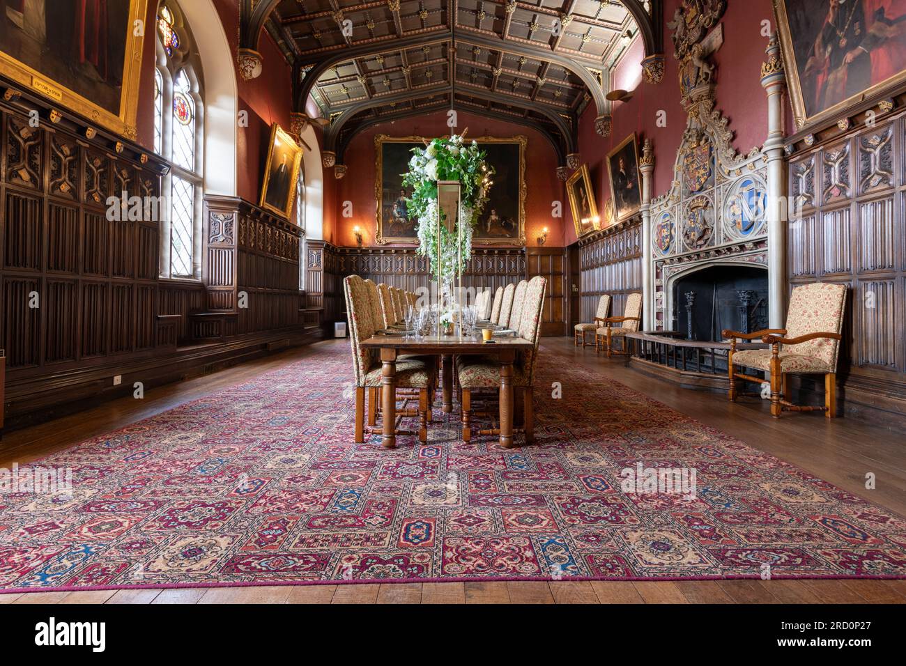 Powderham castle hall hi-res stock photography and images - Alamy